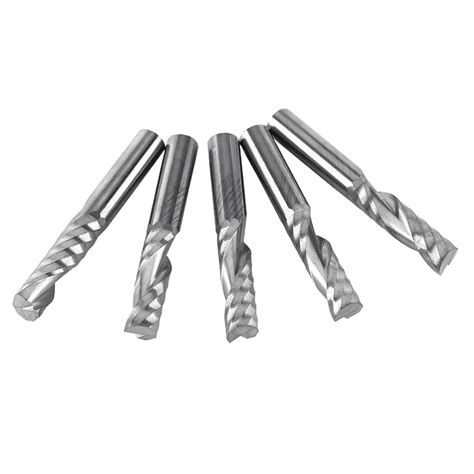 Frese Per Acrilico Pvc Mdf 5 Frese Carburo Tungsteno 6mm 1 Filo Cnc