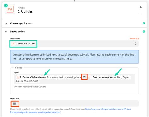How To Parse Keys And Values From Line Item Arrays Into Zapier Mappable
