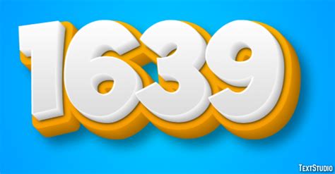 1639 Text Effect And Logo Design Number