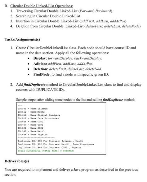 Solved Objectives 1 Create Circular Double Linked List In