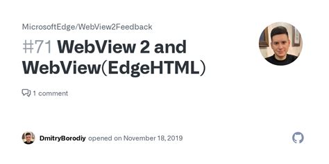 Webview And Webview Edgehtml Issue Microsoftedge Webview Feedback Github