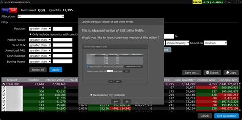 Edit Inline Profile On Rebalance