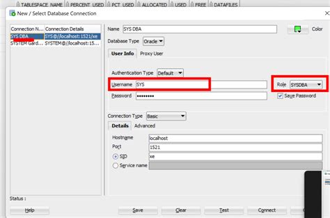 Default Tables Of New Database In Oracle And Its Super Admin Login Account Stack Overflow