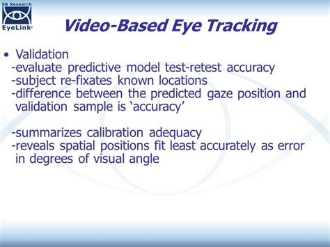 Eyelink 10002k And Eyelink Remote Introduction And Training Ppt Video Online Download