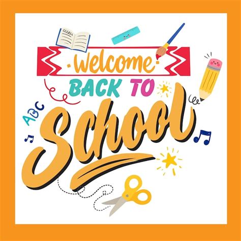 학교 텍스처 템플릿으로 돌아가기 프리미엄 벡터