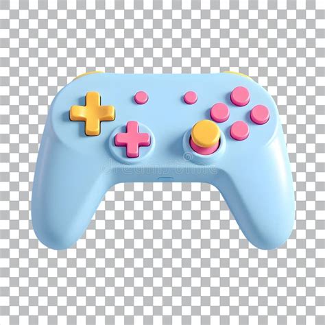 Game Controller 3d Icons And Objects In Cartoon Style Minimal Isolated