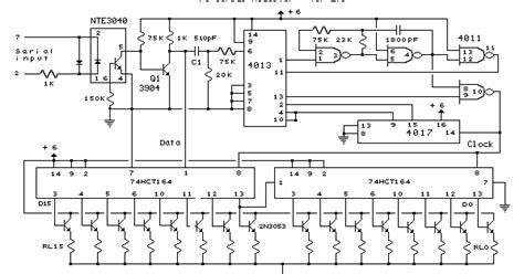 Simple PC Serial Port Receiver Circuit Diagram Super Circuit Diagram