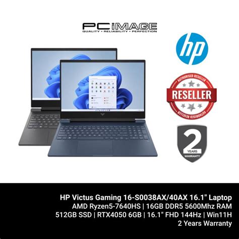 Hp Victus Gaming S Ax Ax Laptop R Hs Gb Ddr Gb Rtx Gb Win H