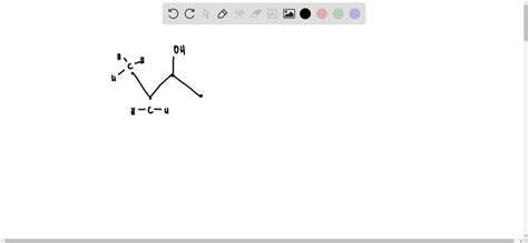 Solved Determine A Molecular Formula Eg Ch From The Line Structure