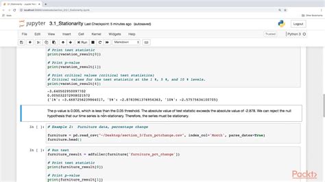Time Series Analysis With Python 3x Stationarity In Time Series