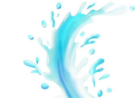 푸른 액체의 스플래시 물 일러스트 물방울 튀김 푸른 액체 Png 일러스트 및 Psd 이미지 무료 다운로드 Pngtree