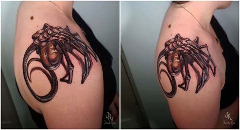 Facehugger By Jacinda Rose At Abstruse Tattoo In Sydney Australia R