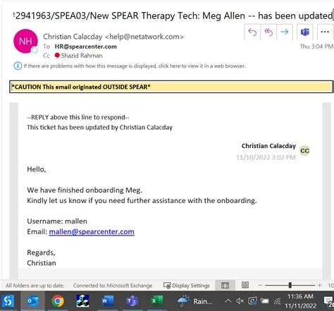 copy the body of an outlook email and paste into an excel sheet