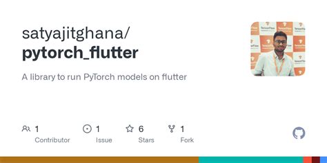 Github Satyajitghanapytorchflutter A Library To Run Pytorch Models