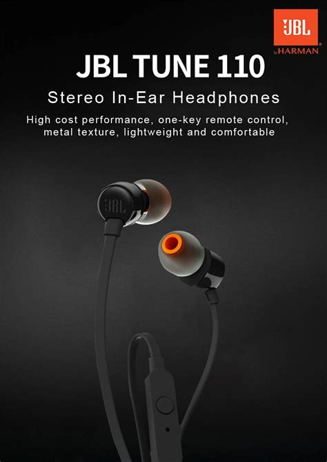 Jbl Tune In Ear Stereo Headphones Black Technology Valley