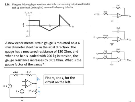 using the following input waveform sketch the