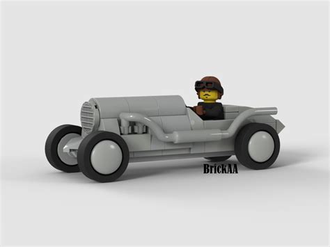 Lego Moc Classic Racing Car By Brickaa Rebrickable Build With Lego