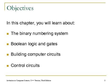 chapter 4 the building blocks binary numbers boolean