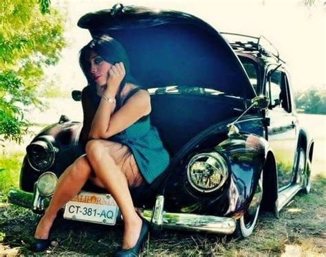 Volkswagen Bug Girls Volkswagen Vintage Volkswagen Beetle Girl
