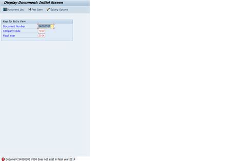 Solved Error In Tcode Fb Document Xxxx Does Not Exist I SAP Community