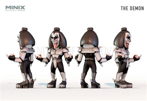 Kiss The Demon Figurine Minix 12cm Figurines Minix Music