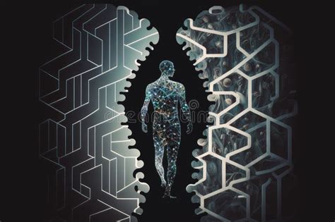 Person Using Genetic Programming To Find Optimal Solution For Complex Problem Stock