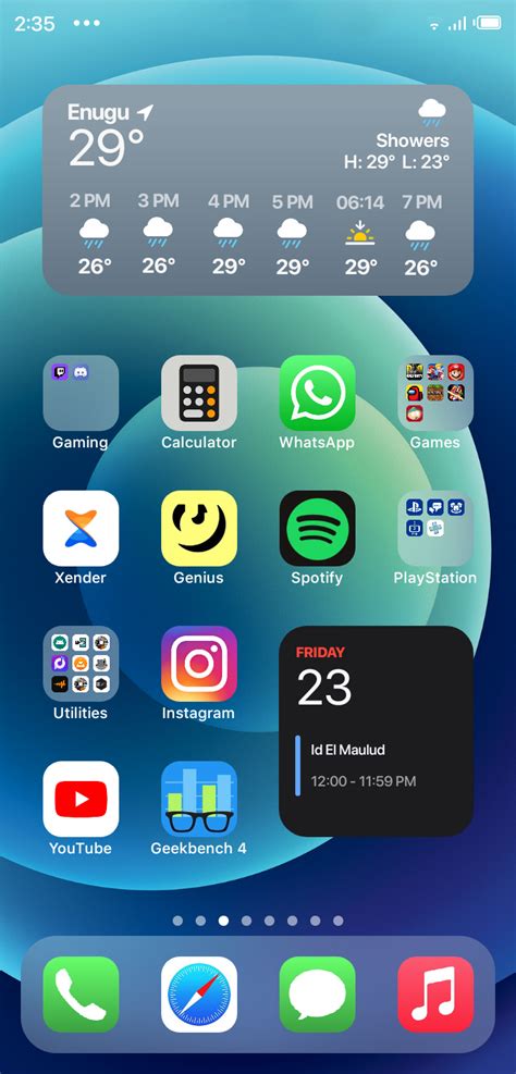 Here S A First Look At My IOS Weather Widget There Is No Other Place You Ll Find A Kwgt Widget