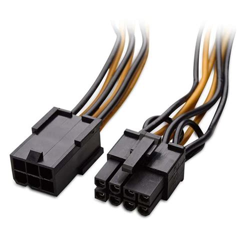Gpu Power Connector 6 Pin To 8 Pin Pci Express Power Connector Graphics Card Power Connector