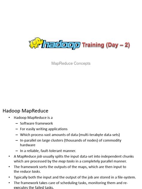 hadoop map reduce concepts teaching 1 pdf apache hadoop map