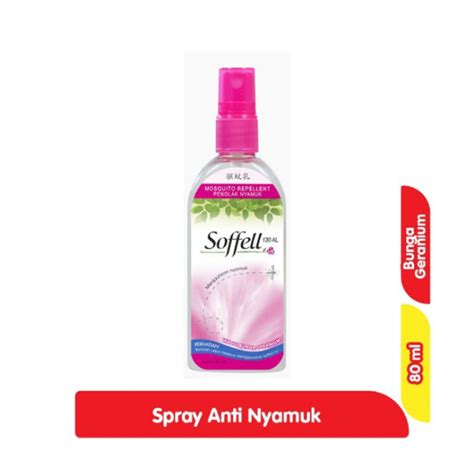 Jual Soffel Spray Anti Nyamuk Geranium 80 Ml Shopee Indonesia