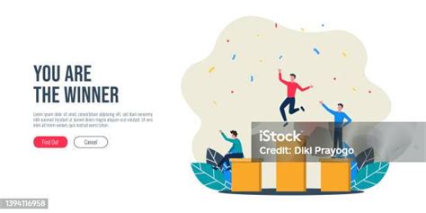 사람들은 연단에 서서 첫 번째 두 번째 및 세 번째 장소에 서 있습니다 직원 표창 및 경쟁상 수상자 비즈니스 컨셉 벡터 일러스트 레이 션 개념에 대한 스톡 벡터 아트 및