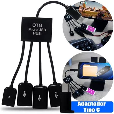 Cabo Tipo C Otg Hub Em Carregador Celular Teclado Mouse Mercadolivre