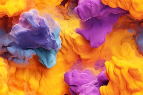 Premium Photo Seamless Ink Flow Pattern Ai Generative