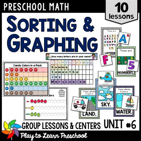 sorting and graphing math activities lesson plans math unit for