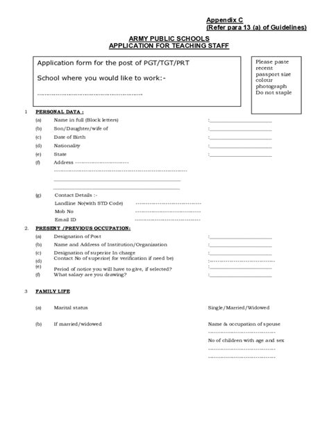 Fillable Online Fillable Online 1 Appendix C Refer Para 13 A Of Fax Email Print Pdffiller