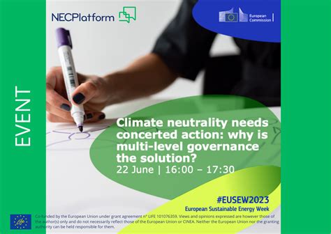 “climate Neutrality Needs Concerted Action Why Is Multi Level Governance The Solution” Ieecp