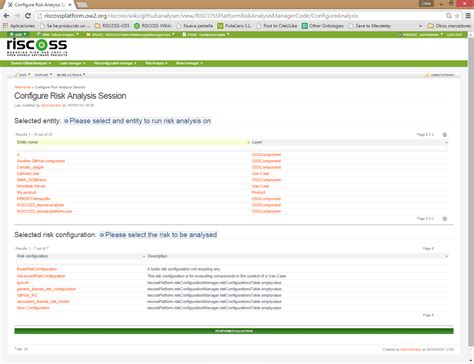 how to manage risk sessions riscoss riscoss corporate github wiki