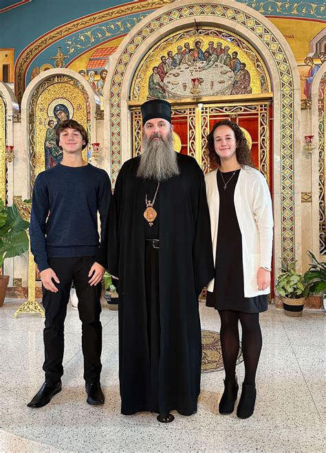 Bishop Serafim Visits Holy Resurrection Serbian Orthodox Cathedral Епархија новограчаничко