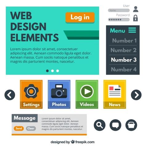 Free Vector Web Design Element Collection