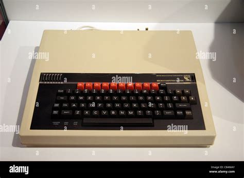 A Bbc Microcomputer Bbc Micro By Acorn Computers On Display At The Museum Of Science