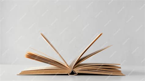 Real Open Book With Text