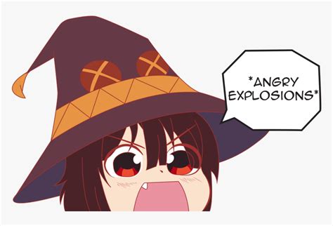 Explosion Megumin Meme Hd Png Download Kindpng