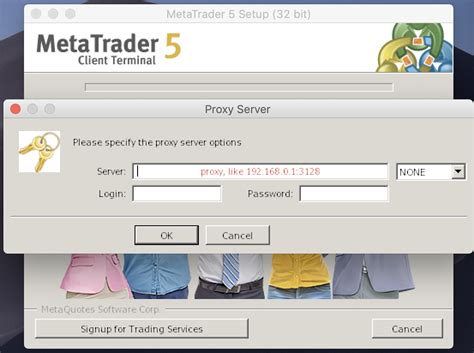 playonmac asking for proxy settings during mt5 installation mt5