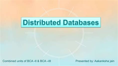 Distributed Database Management System Pptx Databases Computer Software And Applications