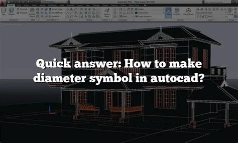 Quick Answer How To Make Diameter Symbol In Autocad Caddikt