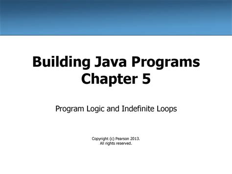 building java programs chapter 5 ppt download