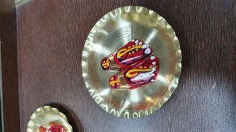 Maa Tara Charan Paduka Brass At Rs 300set Rohini Kolkata Id