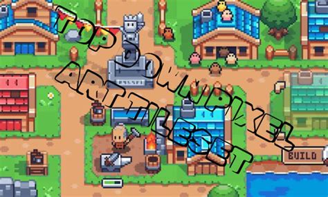 Create Top Down Pixel Art Tileset Game Assets Rpg Game Art Tile Map