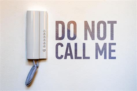 Premium Photo Intercom With Insctiption Quotdo Not Call Mequot Isolated