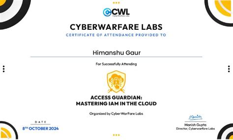 Himanshu Gaur On Linkedin Cloudsecurity Iam Cybersecurity